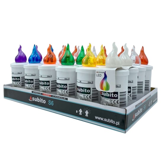 Wkłady Do Zniczy Led Subito S6 24 Sztuki Mix - Subito | Sklep EMPIK.COM