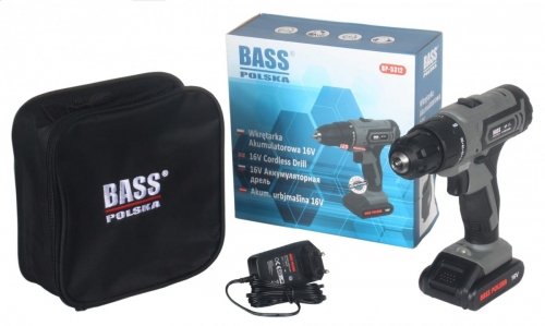 Wkrętarka akumulatorowa 16V Li-Ion 2Ah - Bass Polska | Sklep EMPIK.COM