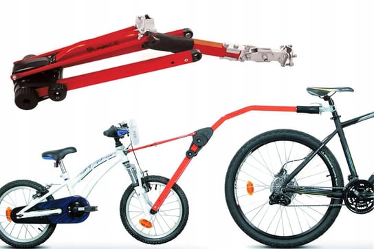 Włoski drążek hol rowerowy dla dziecka peruzzo trail angel czerwony ...