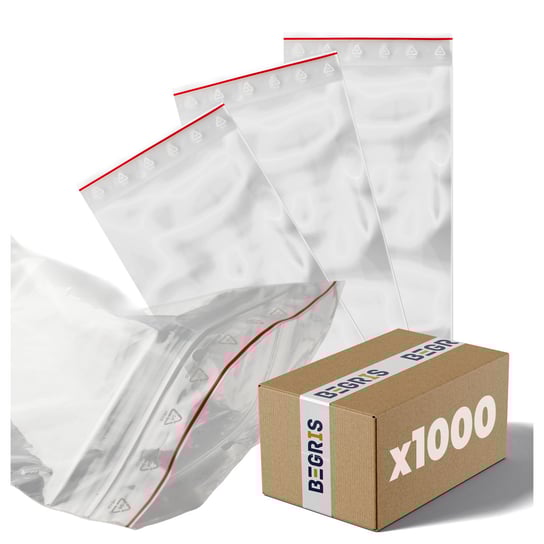 Woreczki strunowe z suwakiem 60x120 torebki z zamkiem zip lock 1000 szt ...