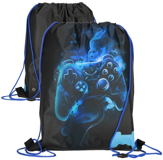 Worek szkolny na obuwie buty sportowe WF Gaming Niebieski Joystick Pad ...