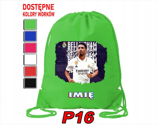 WOREK SZKOLNY NA WF TRENING BUTY SPORTOWY DLA FANA JUDE BELLINGHAM REAL ...