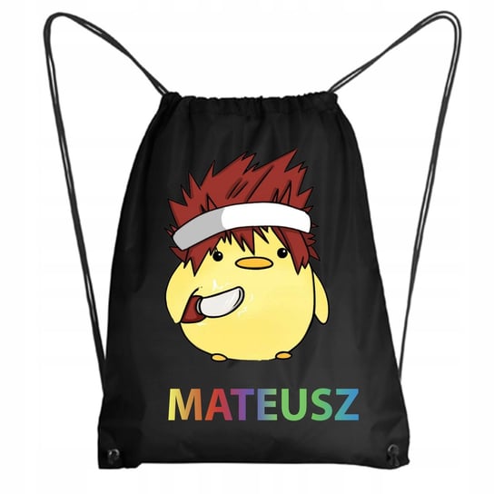 Worek Szkolny Workoplecak Do Przedszkola Szkoły HANAKO DUCK ANIME +IMIĘ ...