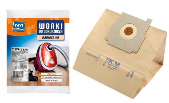 Worki do odkurzacza 5 sztuk Z-BAG Zelmer - ravi | AGD Sklep EMPIK.COM