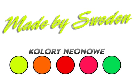Wycinana naklejka MADE BY SWEDEN #2 - SZWECJA do Saab Scania Volvo ...