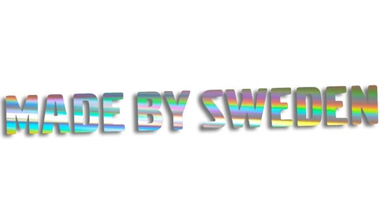 Wycinana naklejka MADE BY SWEDEN - SZWECJA do Saab Scania Volvo ...