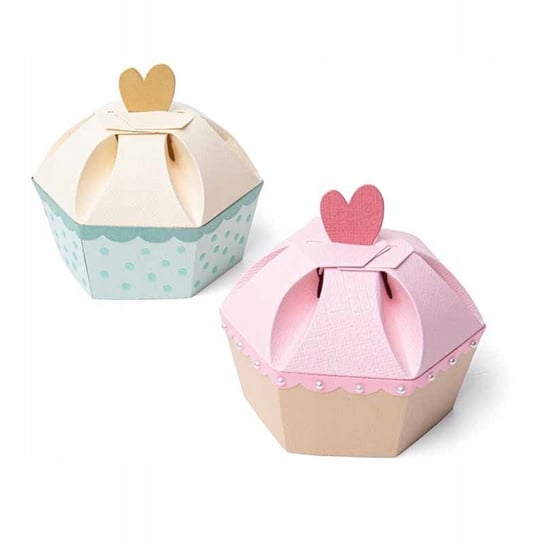 WYKROJNIK do papieru Sizzix Thinlits PLUS Cupcake Box pudełko babeczka - Sizzix | Sklep EMPIK.COM