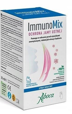 Wyrób medyczny, Aboca, ImmunoMix, Ochrona jamy ustnej spray, 30 ml | Sklep EMPIK.COM