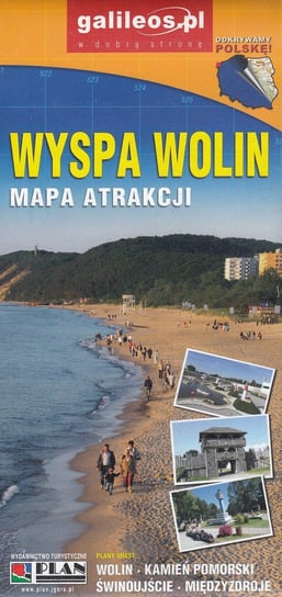 Wyspa Wolin. Mapa atrakcji 1:45 000 - Opracowanie zbiorowe | Książka w ...