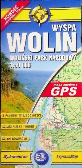 Wyspa Wolin Woliński Park Narodowy mapa turystyczna 1:50 000 ...