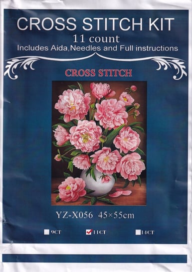X056 DIY haft krzyżykowy zestaw nadruk 40x50 kwiaty - Inna marka | Sklep EMPIK.COM