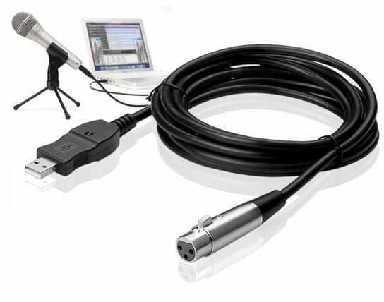 Xlr Kabel Mikrofonowy Interfejs Pod Usb Pc 3M - ARTHON | Sklep EMPIK.COM