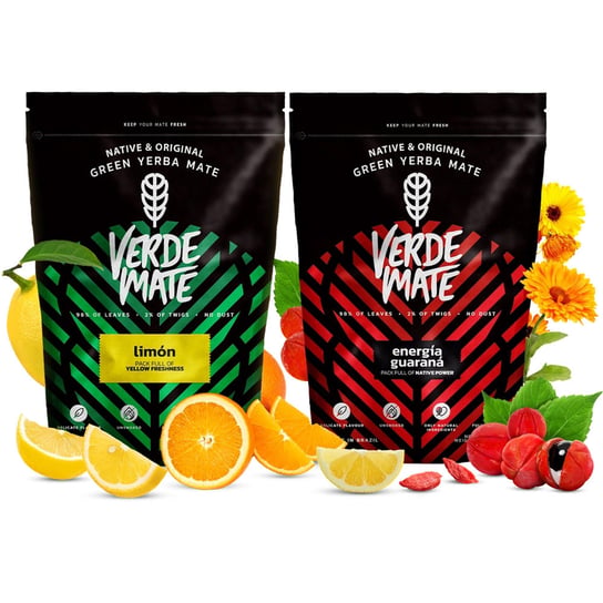 Yerba Mate Green Limon Energia Guarana 1kg 1000g - Inna marka | Sklep ...