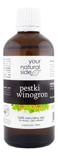 Your Natural Side Olej z pestek winogron - rafinowany 100ml | Sklep EMPIK.COM