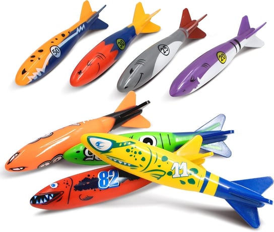 Zabawki do nurkowania Pack Torpedo Bandits - fajna gra basenowa dla ...