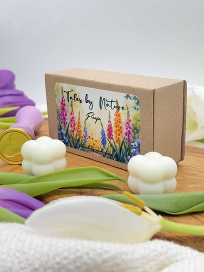 Zapachowy wosk sojowy do kominka Frezja - Tales by Nature | Sklep EMPIK.COM