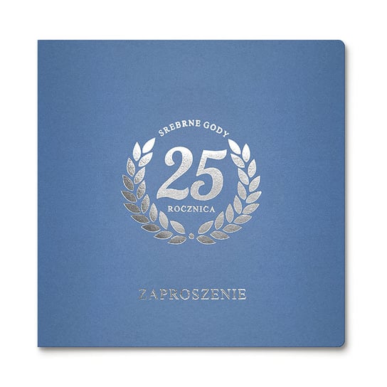 Zaproszenie na 25 lecie ślubu na srebrne gody Rocznica ślubu, srebrzony ...
