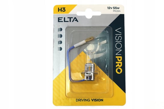 ŻARÓWKA ELTA VISION PRO H3 PK22s 12V 55W - Inna marka | Motoryzacja EMPIK