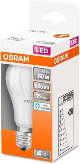 Żarówka LED E27 8.5W = 60 W 806lm 6500K OSRAM - Osram | Sklep EMPIK.COM