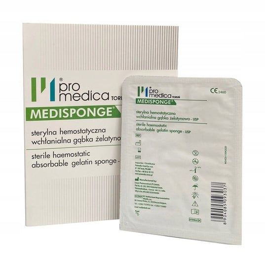 Zarys, Gąbka żelatynowa Medisponge 70x50x1mm, Wyrób medyczny | Sklep ...