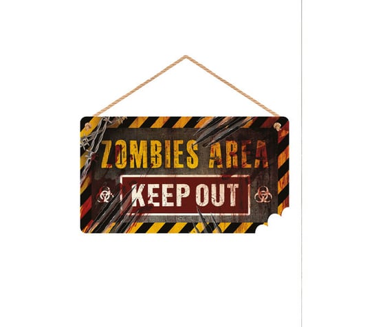 ZAWIESZKA ZOMBIE "KEEP OUT" - Inna marka | Przyjęcia i okazje w Sklepie ...