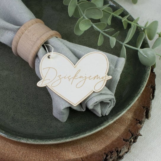 Zawieszki Basic - Dziękujemy, 20 szt., 7,5 x 4,5 cm - P13 | Sklep EMPIK.COM