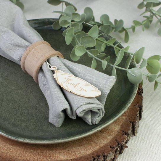 Zawieszki Our nest - Thank you, 20 szt., 6,2 x 2,7 cm - P13 | Sklep EMPIK.COM