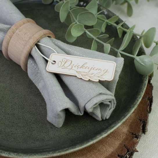 Zawieszki Pure joy - Dziękujemy, 20 szt., 5 x 1,7 cm - P13 | Sklep EMPIK.COM