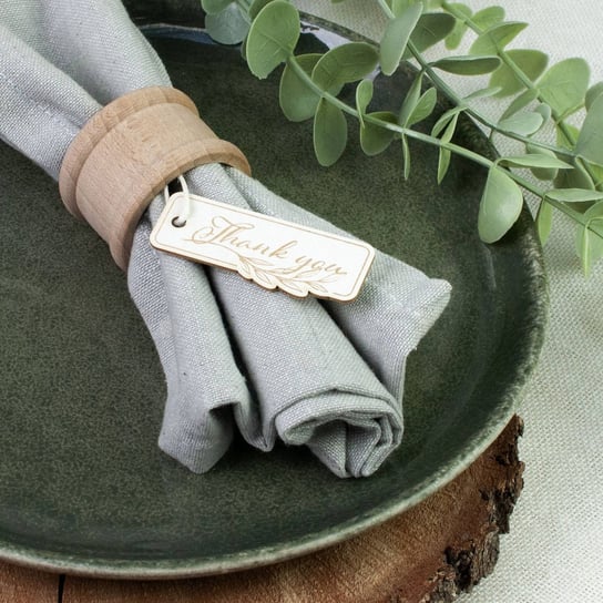 Zawieszki Pure joy - Thank you, 20 szt., 5 x 1,7 cm - P13 | Sklep EMPIK.COM