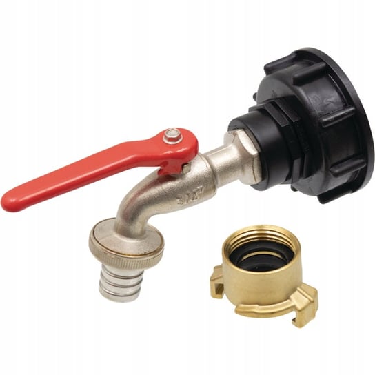 Zawór kran metalowy GEKA S60x6 do MAUZERA IBC 1000 - GRANIT | Sklep EMPIK.COM