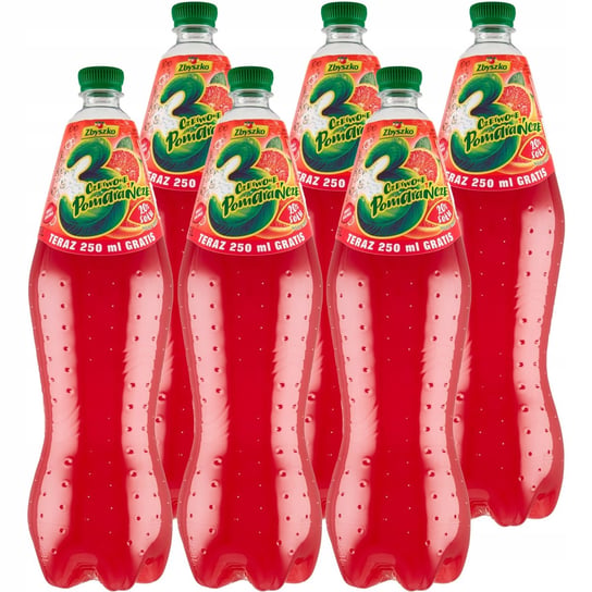 Zbyszko 3 Napój gazowy czerwone pomarańcze 1,75 l x 6 sztuk - Inna ...