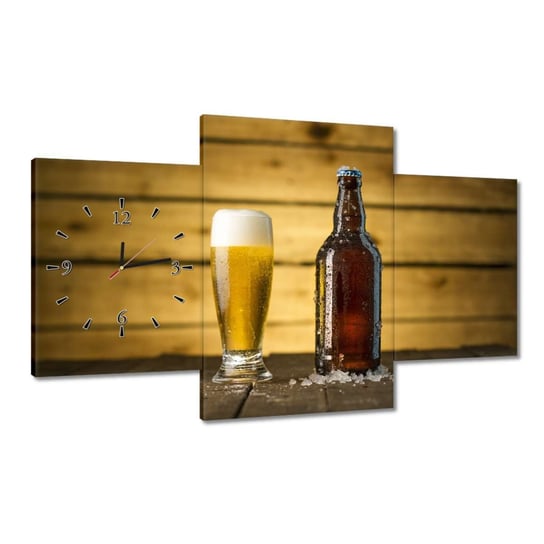 Zegar 100x60cm Piwko - ZeSmakiem | Sklep EMPIK.COM