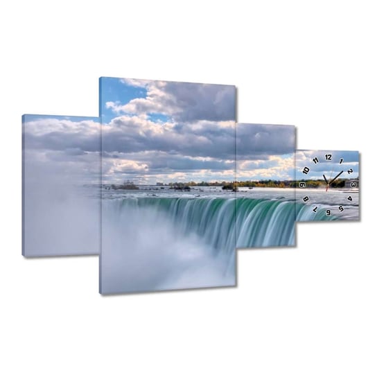 Zegar 130x80cm Wodospad Niagara - ZeSmakiem | Sklep EMPIK.COM