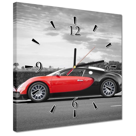 Zegar 30x30cm Bugatti Samochód Auto - ZeSmakiem | Sklep EMPIK.COM
