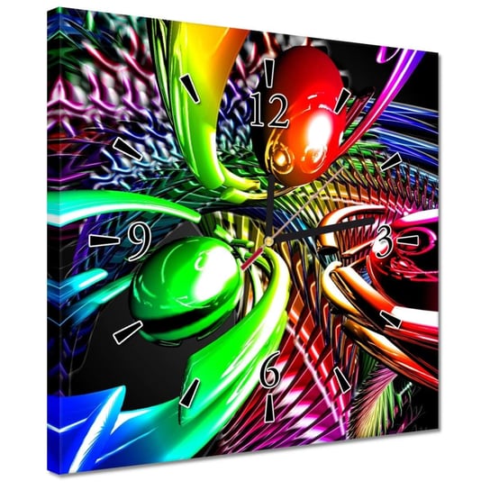 Zegar 30x30cm Kosmiczne jaja - ZeSmakiem | Sklep EMPIK.COM