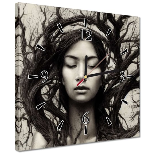Zegar 30x30cm Matka natura Kobieta - ZeSmakiem | Sklep EMPIK.COM