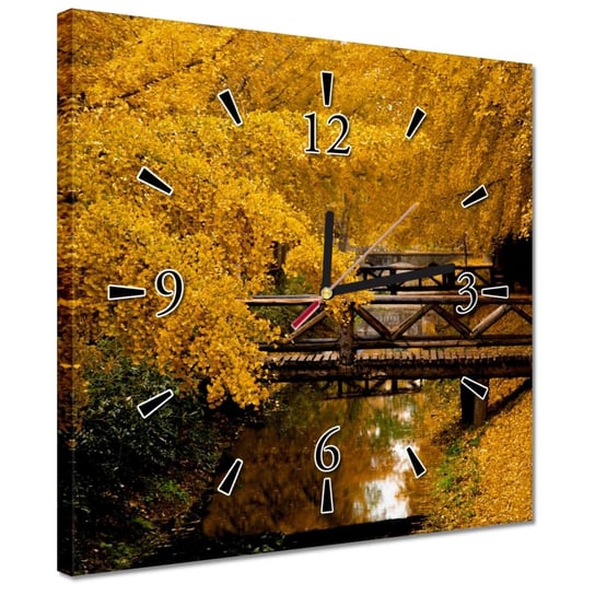 Zegar 30x30cm Pejzaż Krajobraz Widoczek - ZeSmakiem | Sklep EMPIK.COM