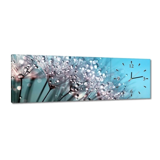 Zegar 90x30cm Krople rosy Dmuchawiec - ZeSmakiem | Sklep EMPIK.COM