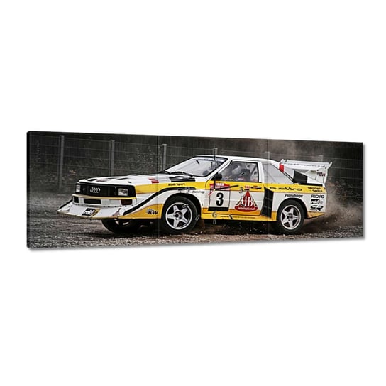 Zegar Audi Quattro Drift bokiem, 120x40cm - ZeSmakiem | Sklep EMPIK.COM