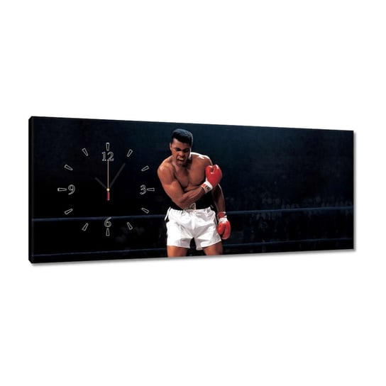 Zegar Muhammad Ali Bokser, 100x40cm - ZeSmakiem | Sklep EMPIK.COM