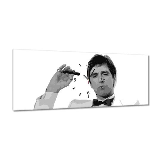 Zegar Scarface Al Pacino, 100x40cm - ZeSmakiem | Sklep EMPIK.COM