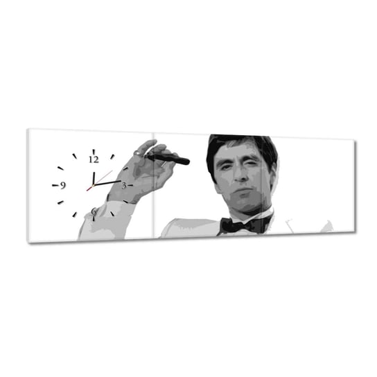 Zegar Scarface Al Pacino, 120x40cm - ZeSmakiem | Sklep EMPIK.COM