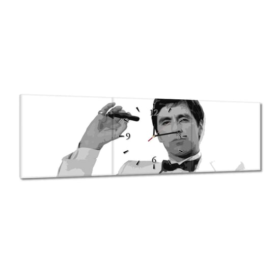 Zegar Scarface Al Pacino, 90x30cm - ZeSmakiem | Sklep EMPIK.COM
