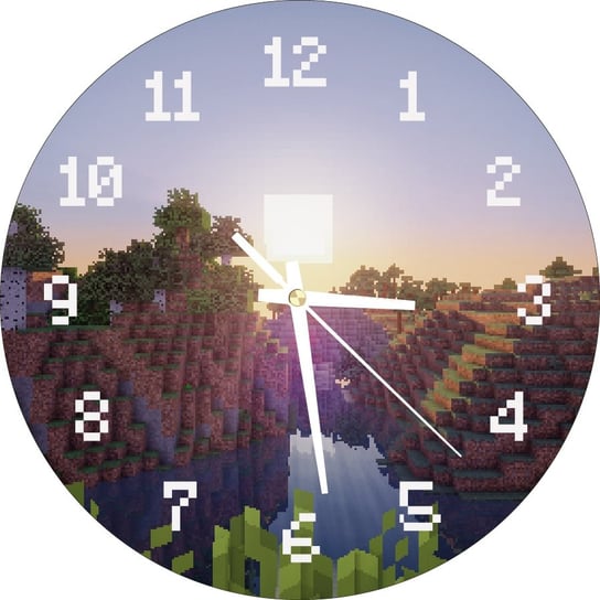 Zegar Ścienny Dla Dzieci Minecraft Świat Prezent - Plexido | Sklep ...