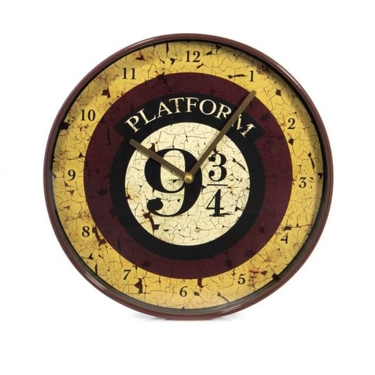 Zegar ścienny Harry Potter Peron 9 i 3 /4 zegarek na ścianę 25 cm ...