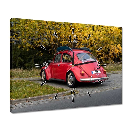 Zegar Volkswagen Garbus, 40x30cm - ZeSmakiem | Sklep EMPIK.COM