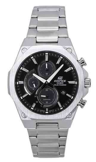 Zegarek Casio Edifice Slim Line Chronograph Analog Solar EFS-S570D-1A ...