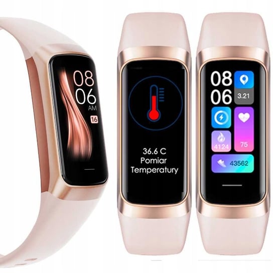 ZEGAREK DAMSKI SMARTWATCH OPASKA TLEN KCAL SMS EKG - Smart-Trend | Moda ...