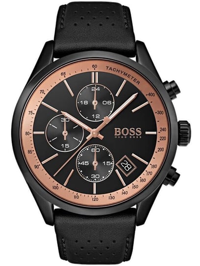 Zegarek Męski Czarny Hugo Boss GRAND PRIX 1513550 - Hugo Boss | Moda ...