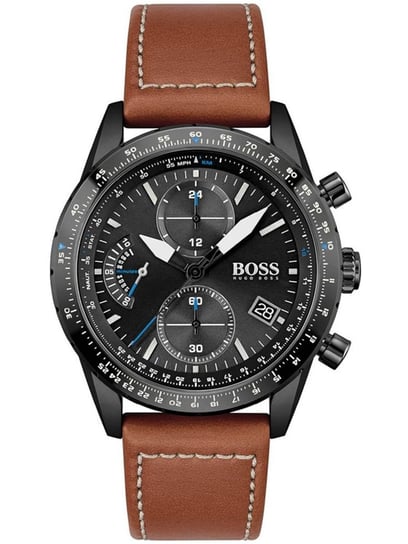 Zegarek Męski Hugo Boss PILOT EDITION 1513851 Brązowy pasek - Hugo Boss ...